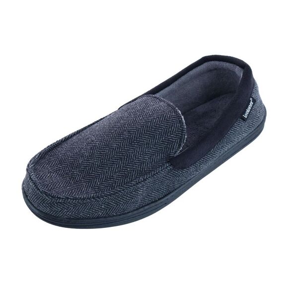 isotoner | Shoes | Isotoner Mens Herringbone Logan Moccasin Slipper ...